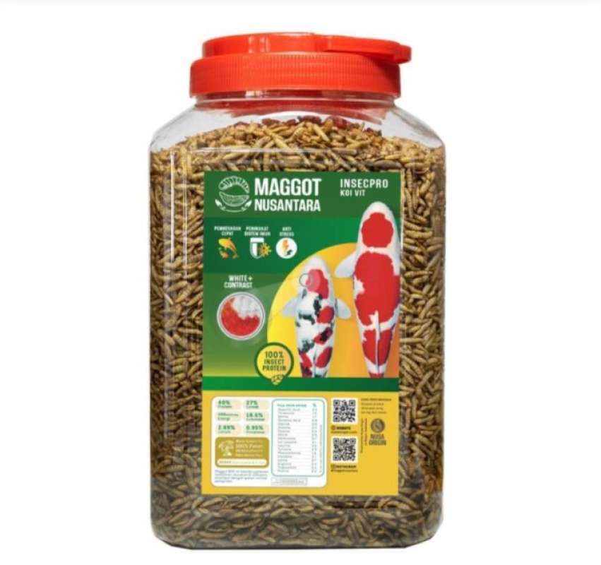 Jual Pakan Koi Maggot Nusantara 500Gr di Seller Ken Storee - Duri Kepa ...