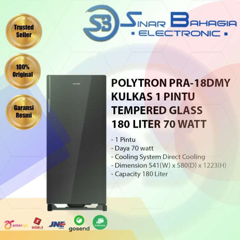 Jual Kulkas Polytron 1 Pintu Pra 18 Bandung Original, Murah & Diskon ...