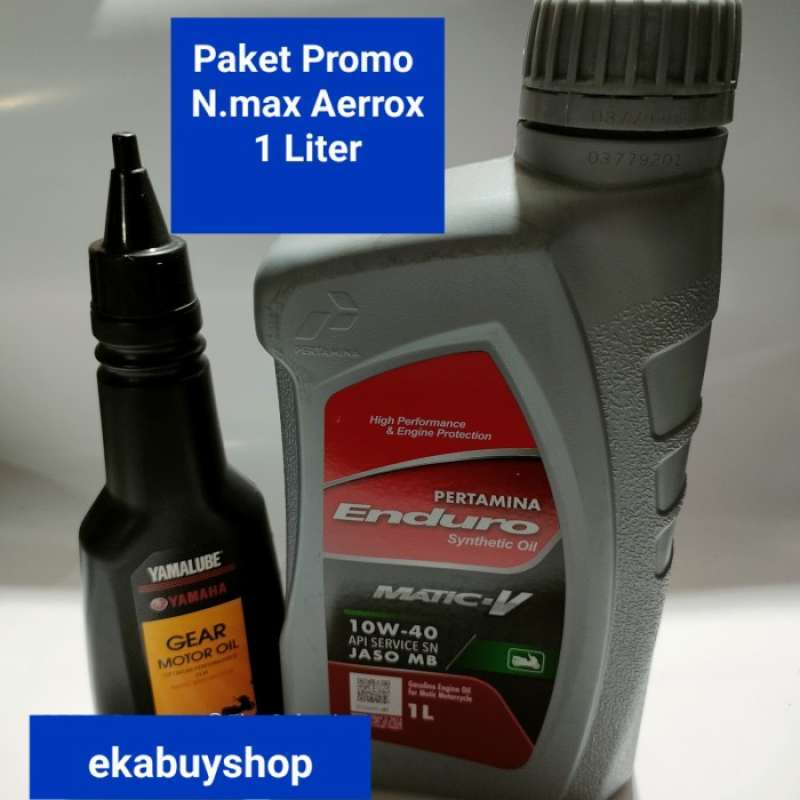 Promo Oli Pertamina Enduro Matic 1 Liter + Gir Oil 150Ml Nmax Aerrox ...