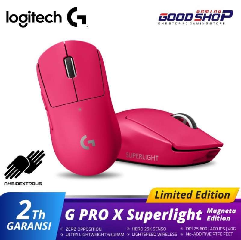 Promo Logitech G Pro X Superlight Pink Limited Edition Wireless Gaming ...