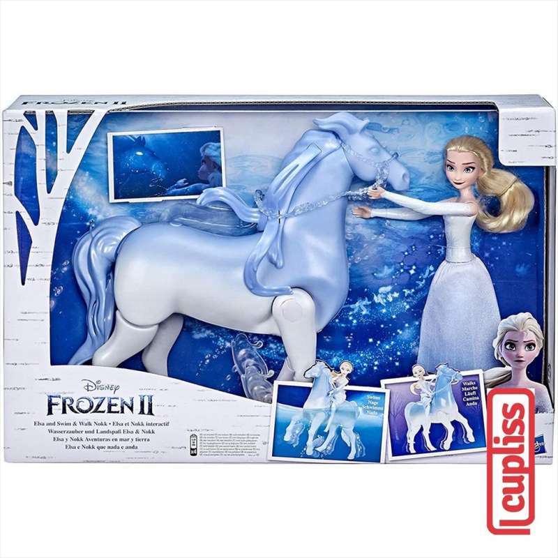 Jual Hasbro Disney Frozen E6716 Elsa and Swim and Walk Nokk Doll Boneka ...