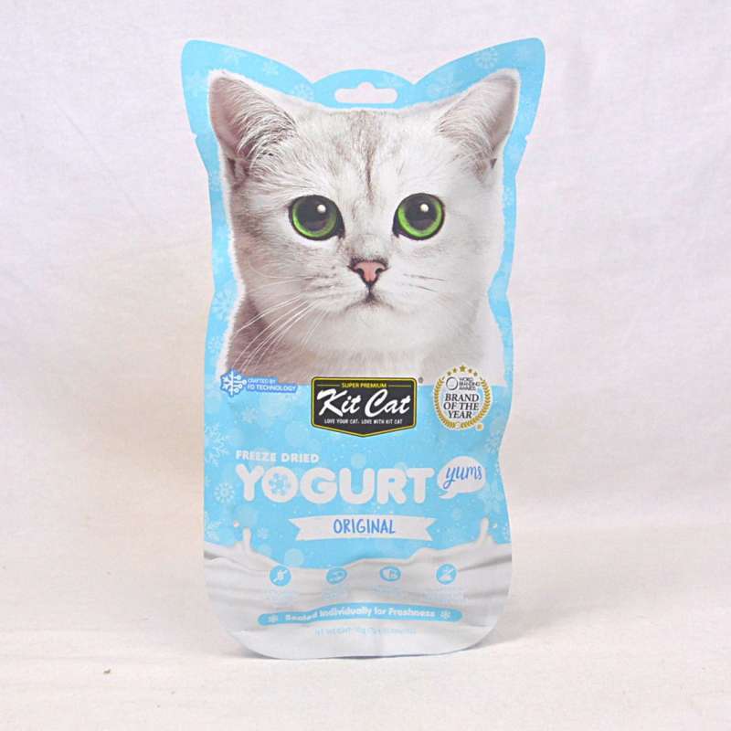 Jual KITCAT Snack Kucing Freeze Dried Yogurt Yums Original 10g di Seller Pet Republic - Pluit ...