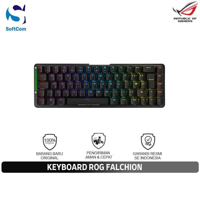 Jual Keyboard Gaming Wireless Asus Rog Falchion Red / Blue Switch ...