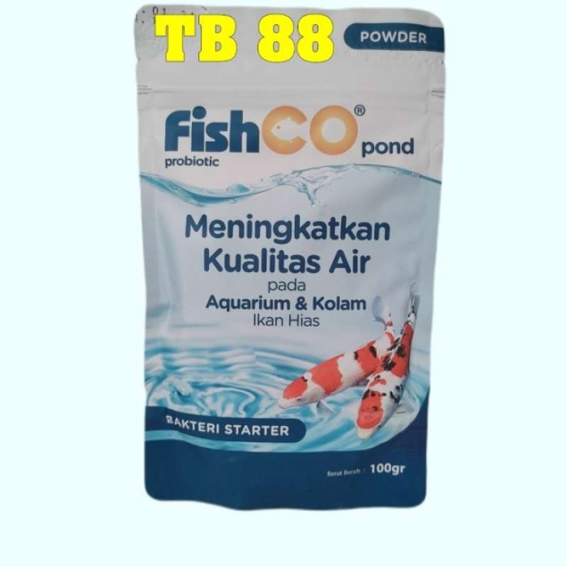 Promo PROBIOTIK BUAT KOLAM IKAN KOI&AQUARIUM FISH CO POND ISI 100 GRAM ...