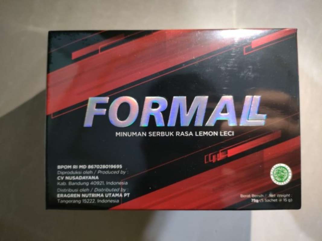 Jual Suplemen Vitalitas | FORMAL isi 5 sachet | Terdaftar di BPOM di ...