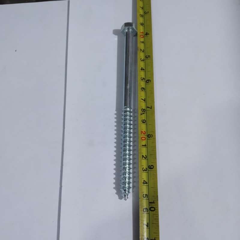 Promo Baut Sekrup Lag Scr 3 Per 8 Inchi X 6 Inchi Deks Skrup Meja 7 ...