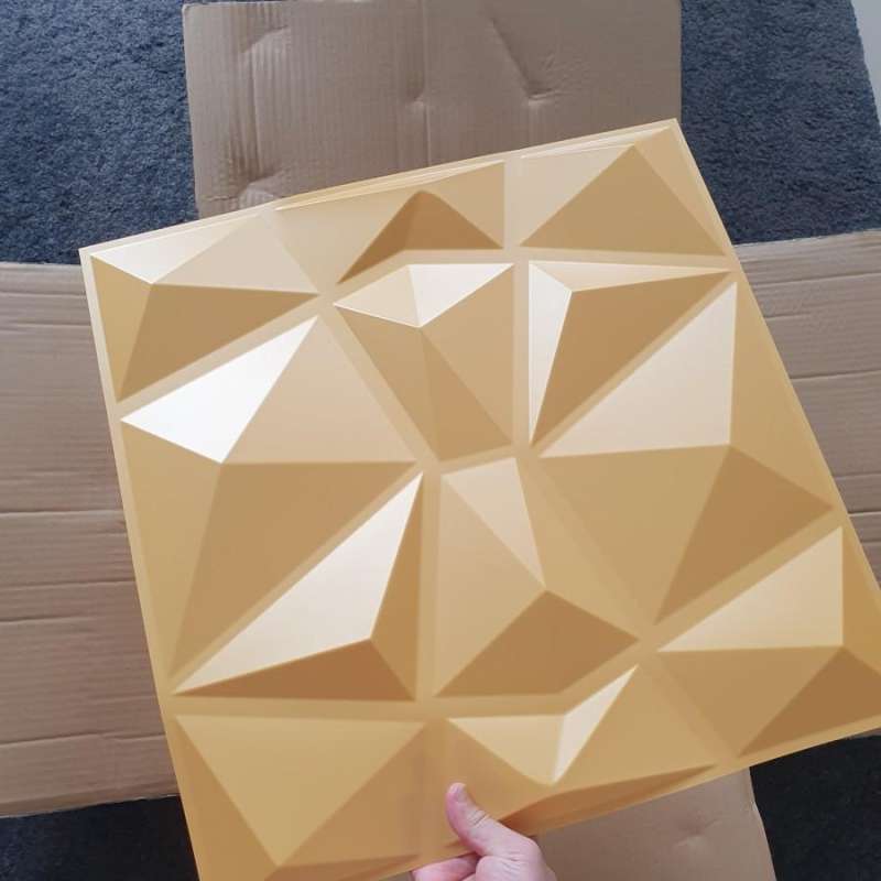 Jual Gold 3d Wallpanel Wall Panel Pvc D094 Bukan Wallpaper Sticker Foam ...