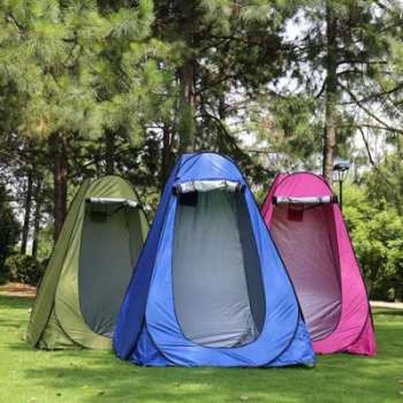 Jual Tenda Toilet Portable Automatic Open Untuk Camping - Biru di ...