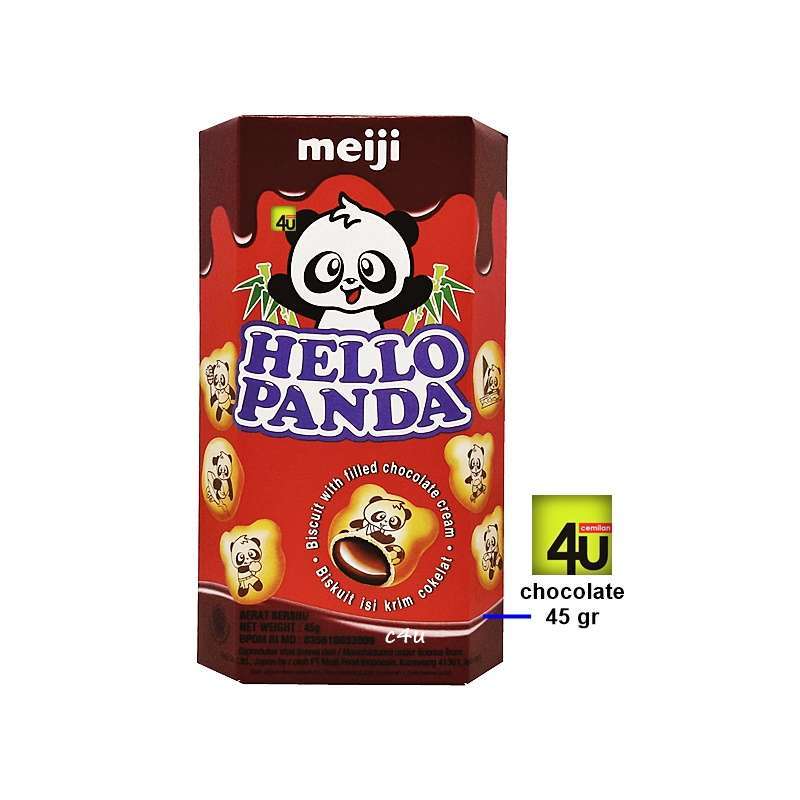 Promo Meiji Hello Panda Biskuit isi Krim CHOCOLATE [45 gr] Diskon 20% ...