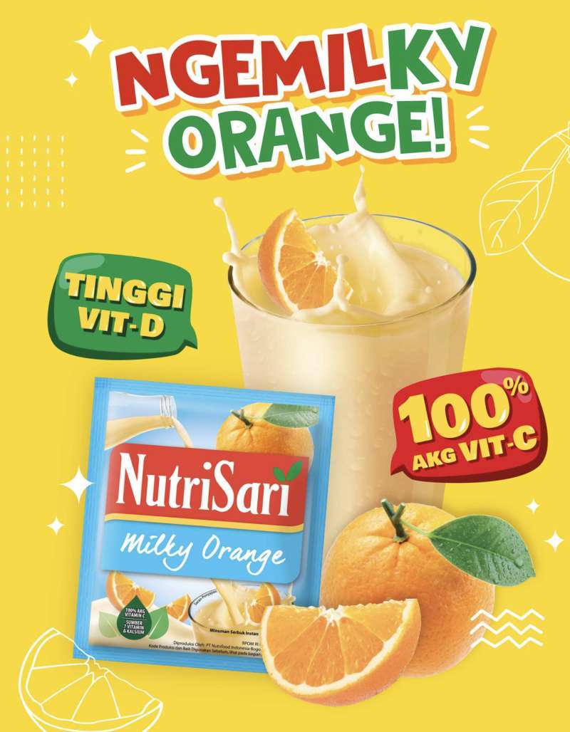 Jual Nutrisari Milky Orange [1karton /160 Sachet] di Seller Wynriz mart ...