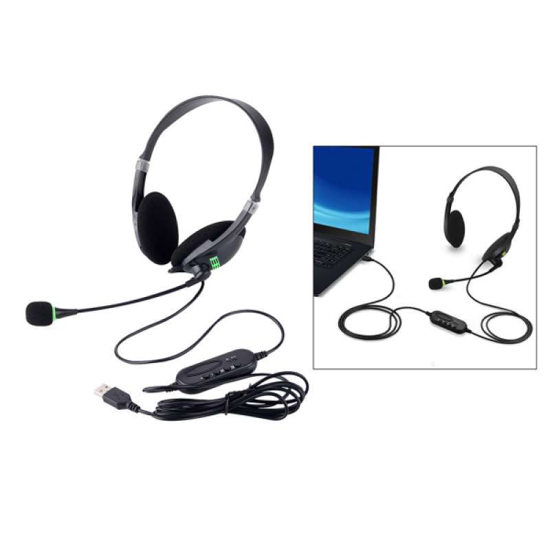 Promo USB Lightweight Headset with Noise Cancelling Microphone for ...