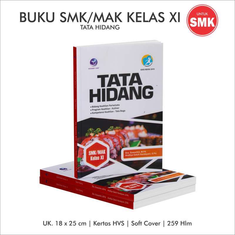 Promo Buku Smk Mak Kelas Xi Bidang Pariwisata Tata Hidang Boga Produk ...