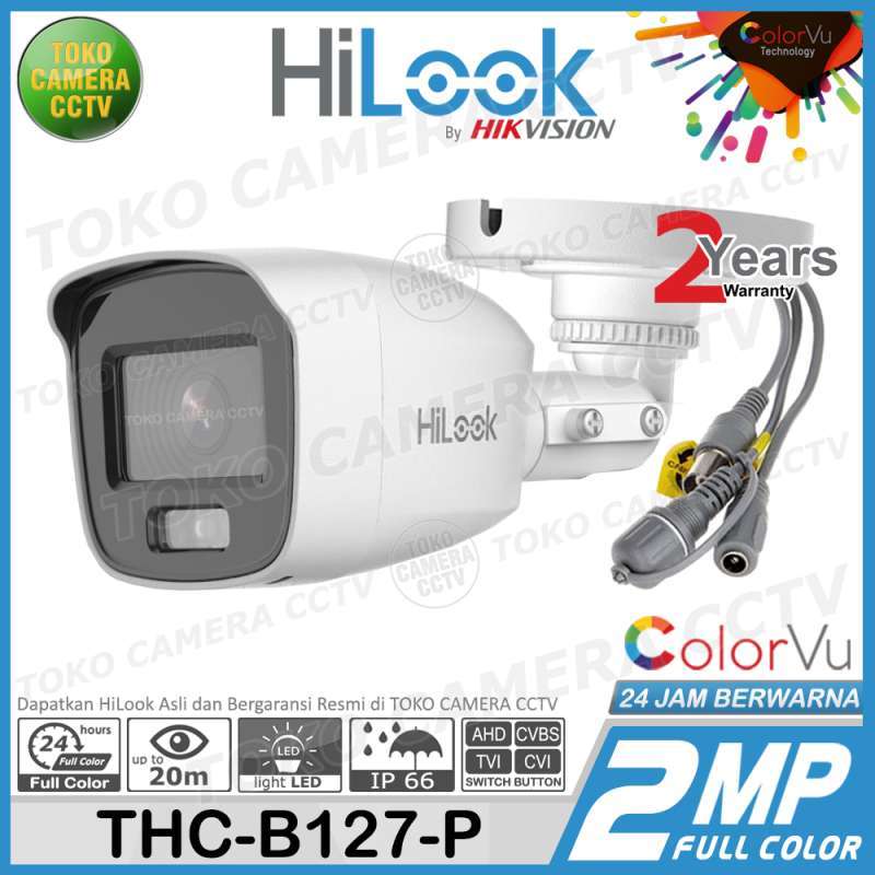 Jual Kamera Cctv Hilook 2mp Colorvu Thc-b127-p Camera Cctv Outdoor ... Jual Kamera Cctv Hilook 2mp Colorvu Thc-b127-p Camera Cctv Outdoor ...