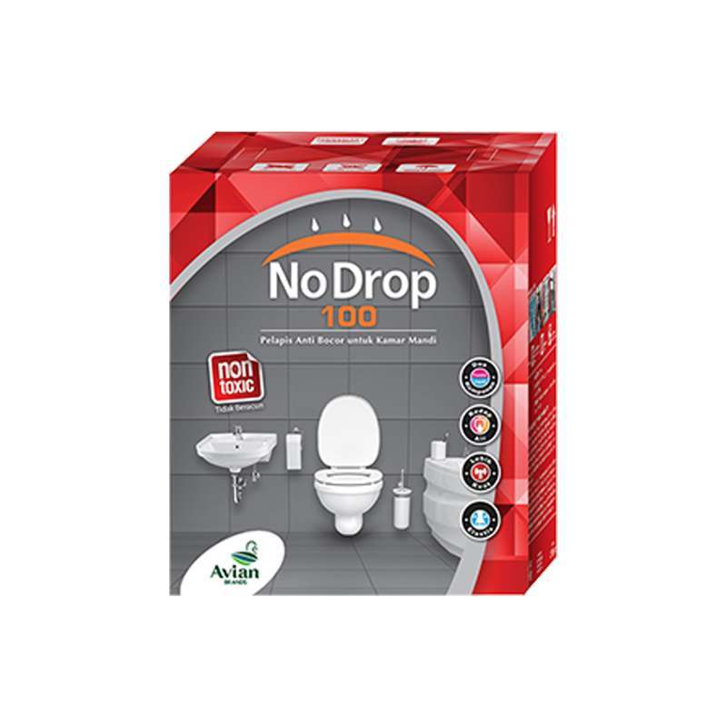 Promo No Drop 100 Cat Pelapis Anti Bocor Untuk Kamar Mandi Diskon 14% ...