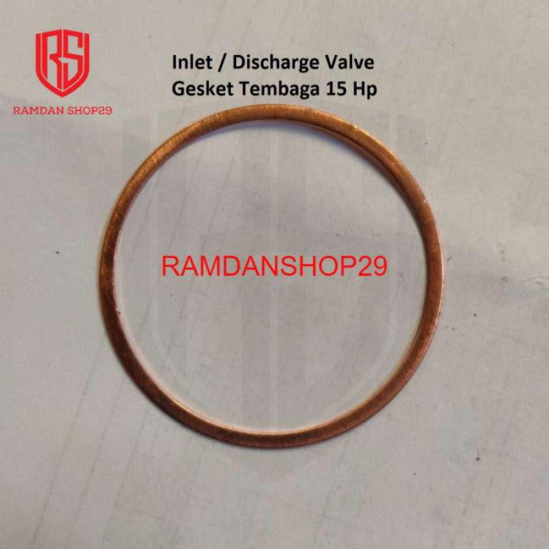 Promo INLET / DISCHARGE VALVE GASKET 15 HP SHARK KOMPRESOR ANGIN Diskon ...