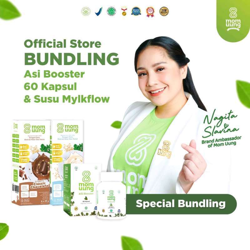 Jual MOM UUNG BOOSTER ASI SPECIAL BUNDLING 60 KAPSUL + SUSU MYLKFLOW ...