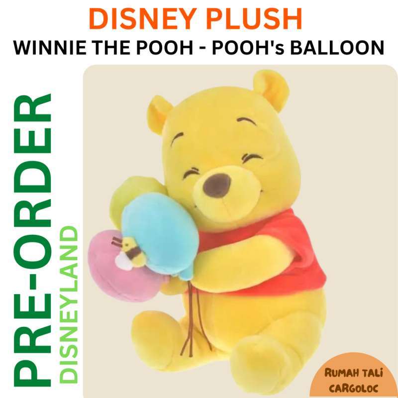 Jual PO Boneka DISNEY WINNIE THE POOH BALLOON Small Plush di Seller ...