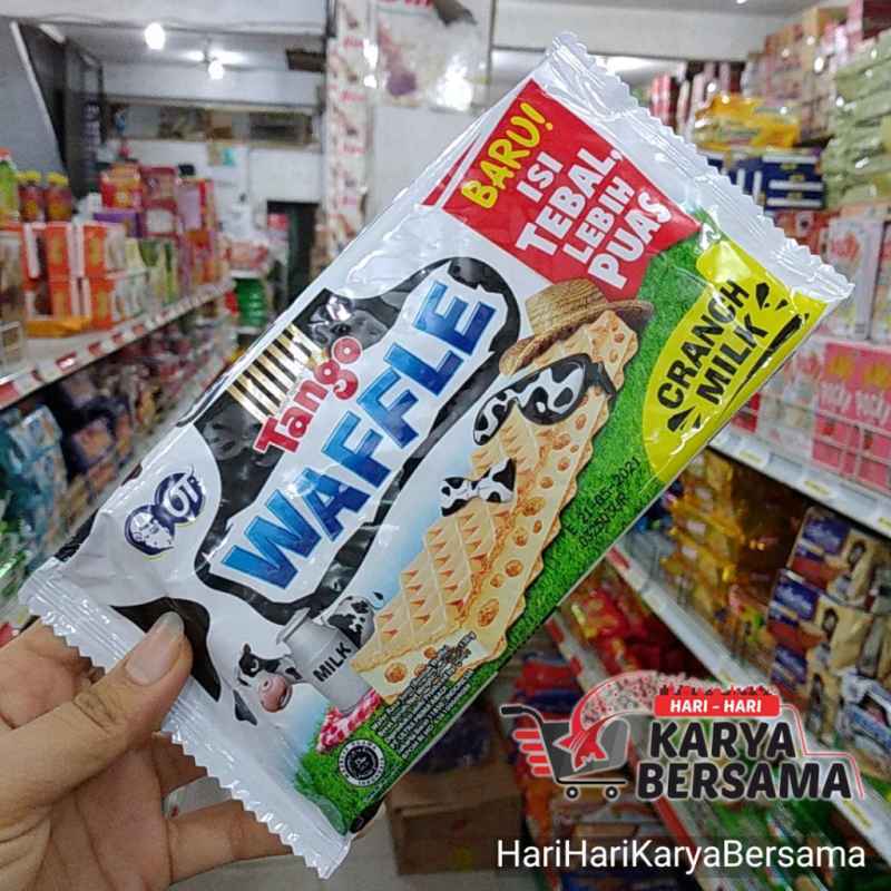 Jual WAFER TANGO WAFFLE CRANCH MILK 130GR di Seller ...