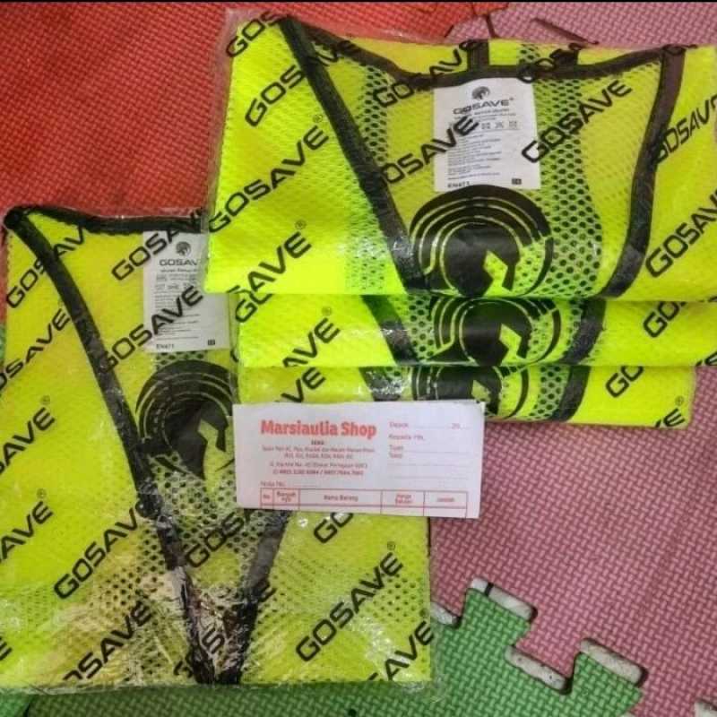 Jual rompi proyek kerja jaring jala safety nyala gosave vpro go save di ...