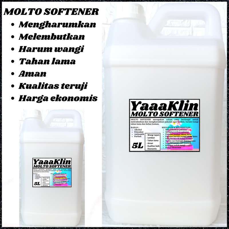 Jual Molto Softener Jerigen Termurah - Harga Grosir Terupdate Hari Ini ...