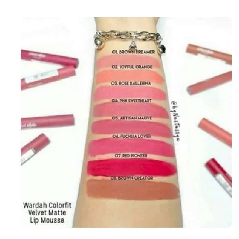 Jual Wardah Colorfit Velvet Matte Lip Mousse / Lip Cream - 04 Di Seller ...