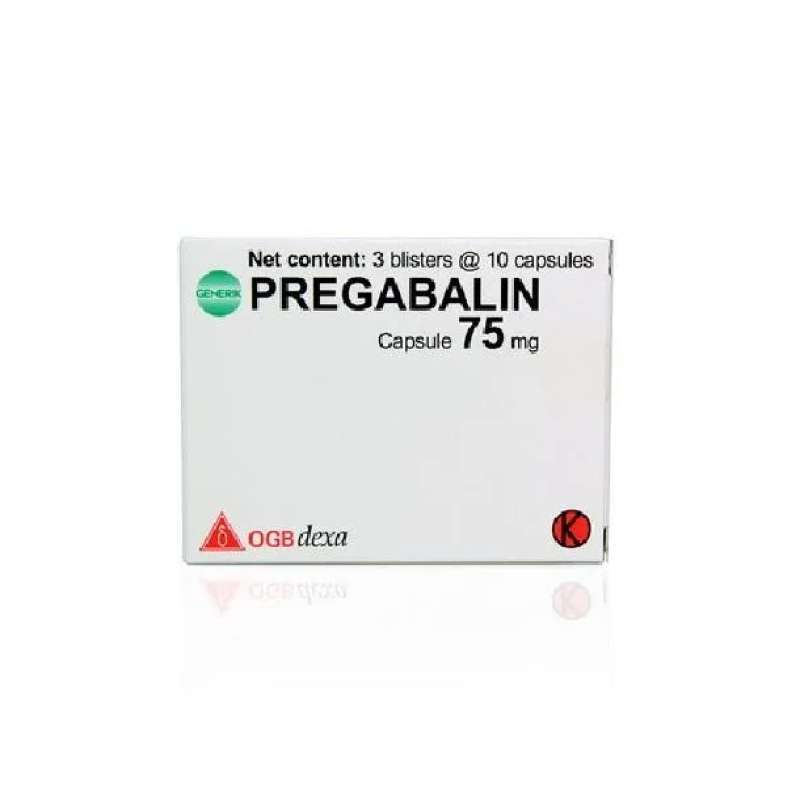Jual PREGABALIN OGB DEXA MEDICA 75 MG BOX 30 KAPSUL di Seller APOTEK ...