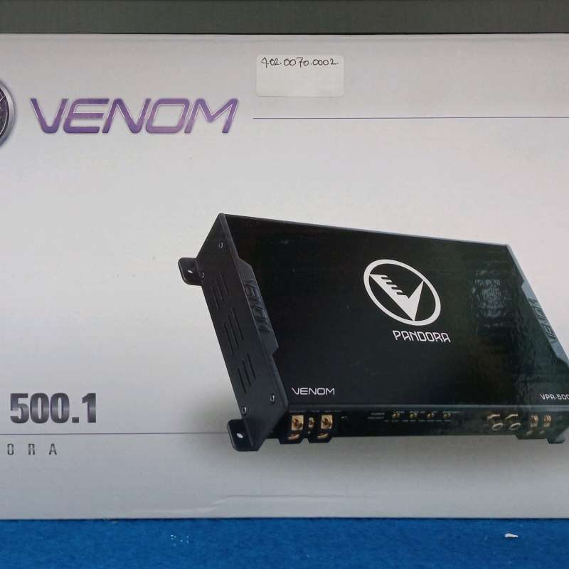 Promo Venom Pandora Vpr-500.1 Power Amplifier Mobil Monoblock Max ...