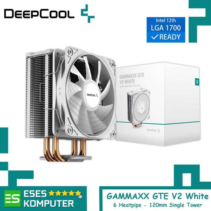 Jual Hsf Deepcool Gammaxx Gte V2 White | Single Tower 120mm Air Cpu ...