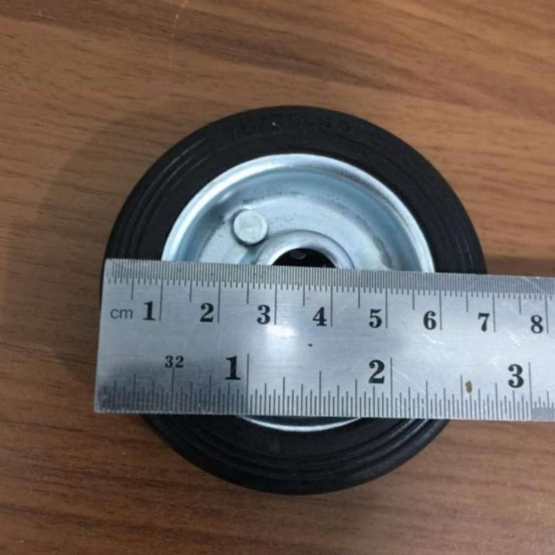 Jual roda only 3 inch roda karet rubber 3 roda etalase saja di Seller ...