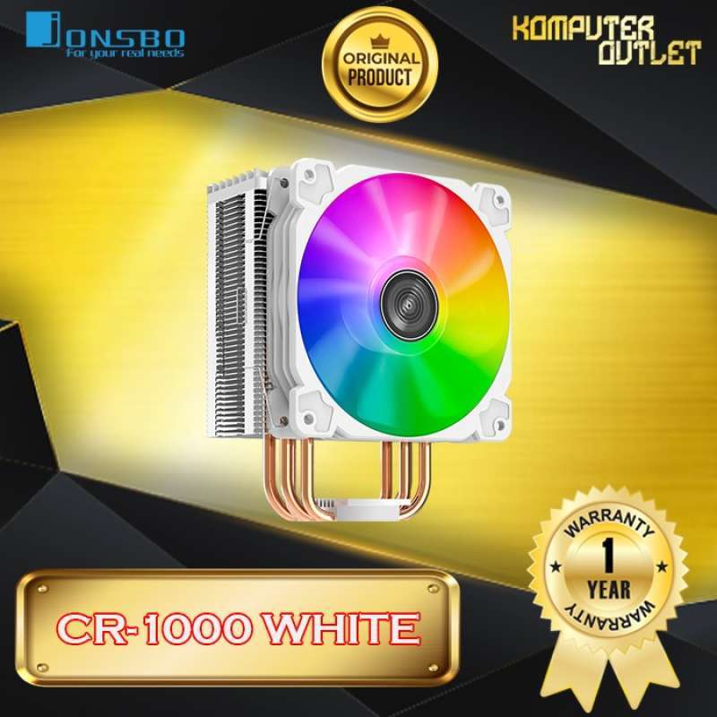 Jual JONSBO CR-1000 CPU COOLER TOWER / HSF - CR1000 WHITE di Seller Komputeroutlet - Jelambar ...