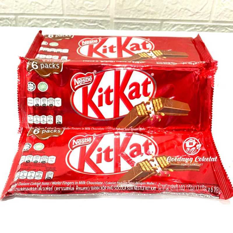 Jual Nestle Kitkat Kit Kat Multipack 2f 2 Finger Chocolate Cokelat Isi ...