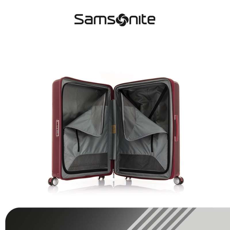 Jual Samsonite Koper Hardcase Azio Cabin 20 inch - Glossy Burgundy di ...
