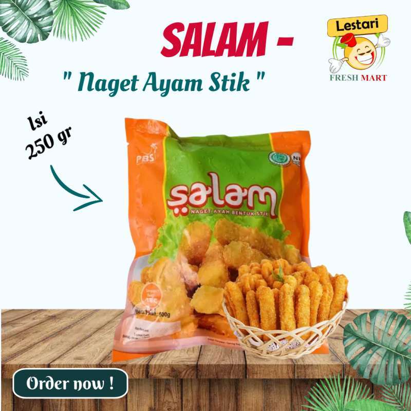 Jual Salam Chicken Nugget Stick 250 Gr / Nugget Stik Ayam Salam ...
