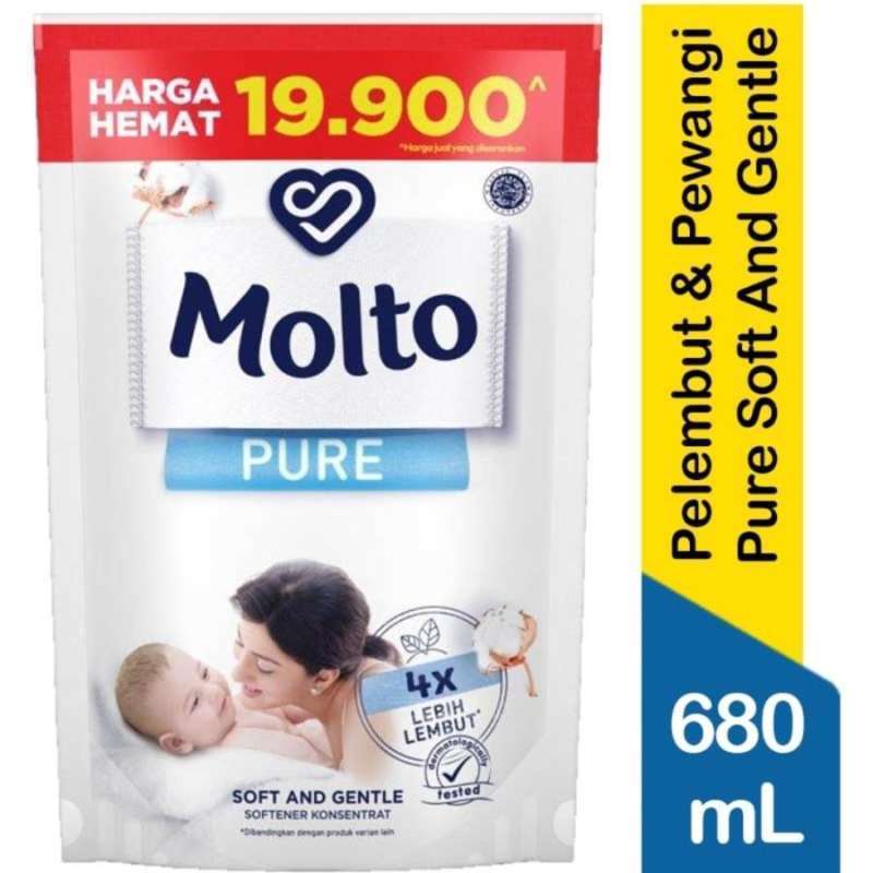 Promo molto softener pure 680ml Diskon 25% di Seller Toko fauqis - Kab. Bekasi, Jawa Barat | Blibli