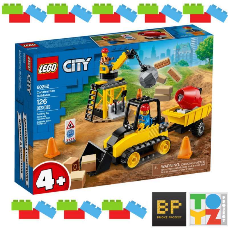 Promo LEGO City 60252 Construction Bulldozer Diskon 9% di Seller REGANS ...