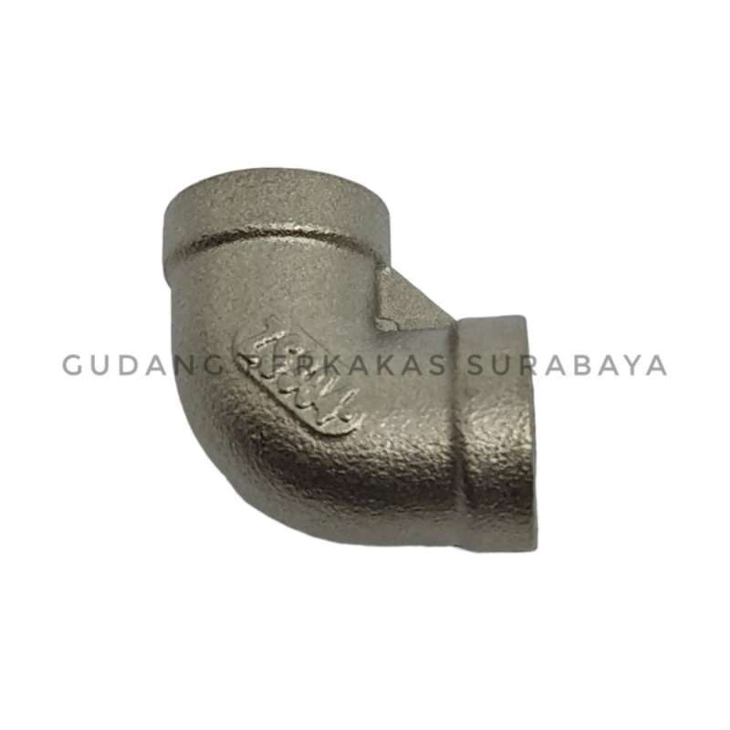 Jual Female Elbow Sus304 Sambungan Pipa Drat Dalam Stainless Ss304 Knee Sok - 3/8 F X 3/8 F Di ...