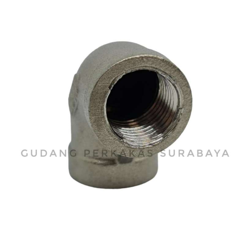 Jual Female Elbow Sus304 Sambungan Pipa Drat Dalam Stainless Ss304 Knee Sok - 3/8 F X 3/8 F Di ...