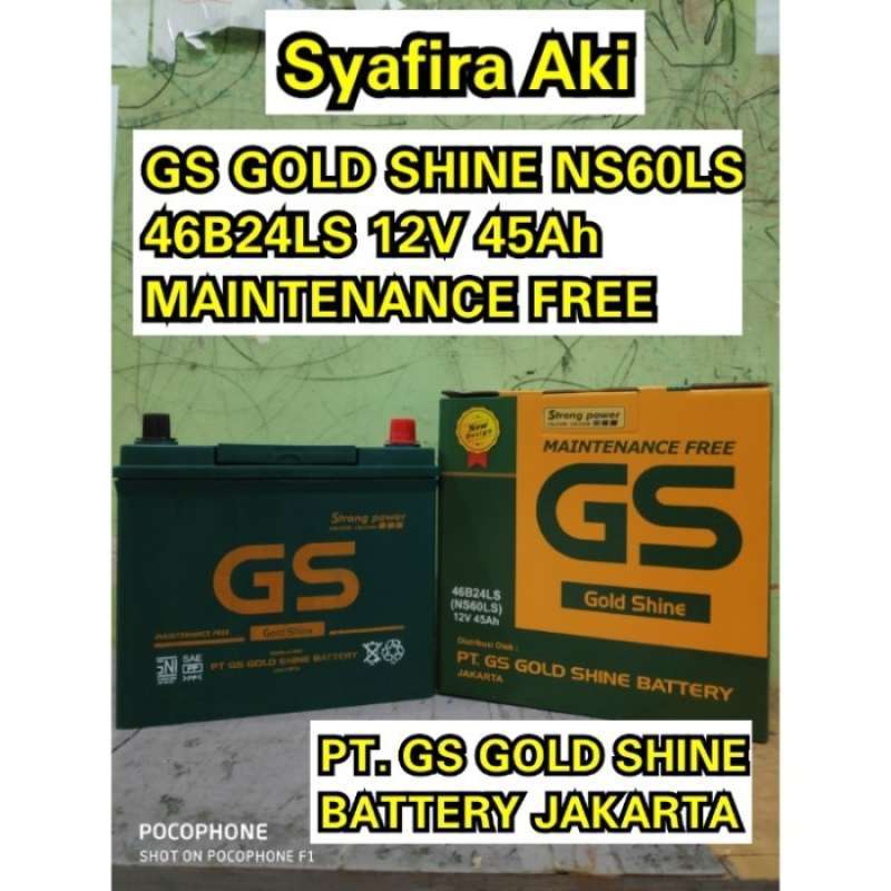 Jual Aki mobil Honda CRV, HRV, ODYSSEY GS MF NS60LS 46B24L(S) Accu kering di Seller Govetz Store ...