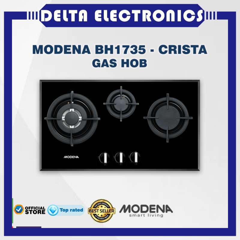 Jual Modena BH 1735 Kompor Gas Tanam [3 tungku / 70cm] di Seller DELTA ...
