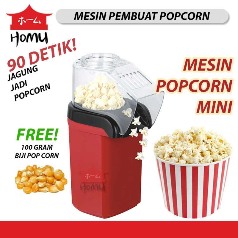 Jual HOMU MESIN POPCORN MINI TEKNOLOGI UDARA PANAS / POP CORN MACHINE ...