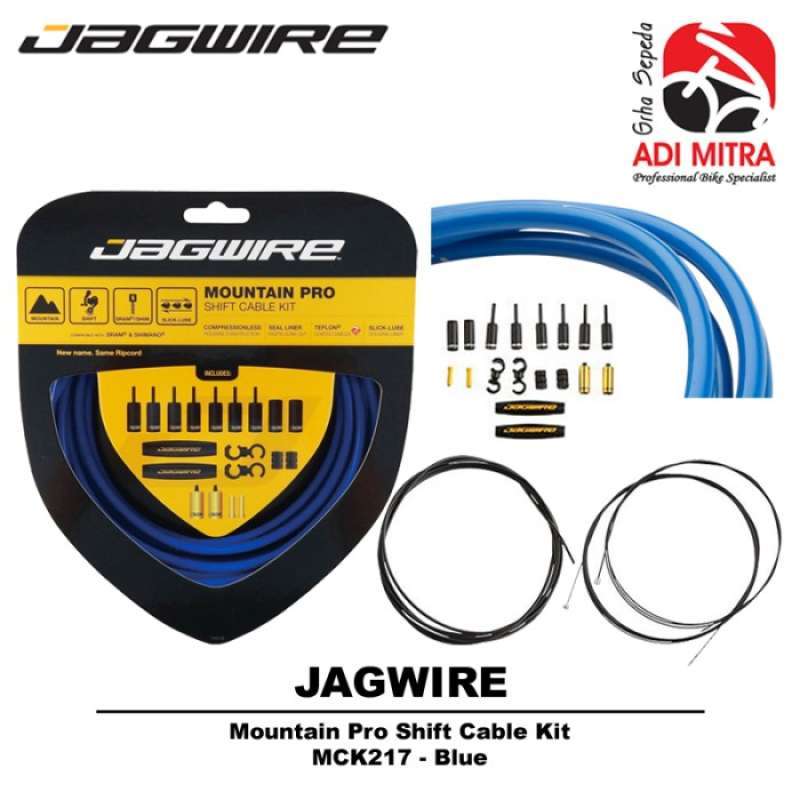 Jual Jagwire Mountain Pro Shift Cable Kit / Ripcord Mtb Derailleur Kit Kabel Shifter Sepeda Mtb ...