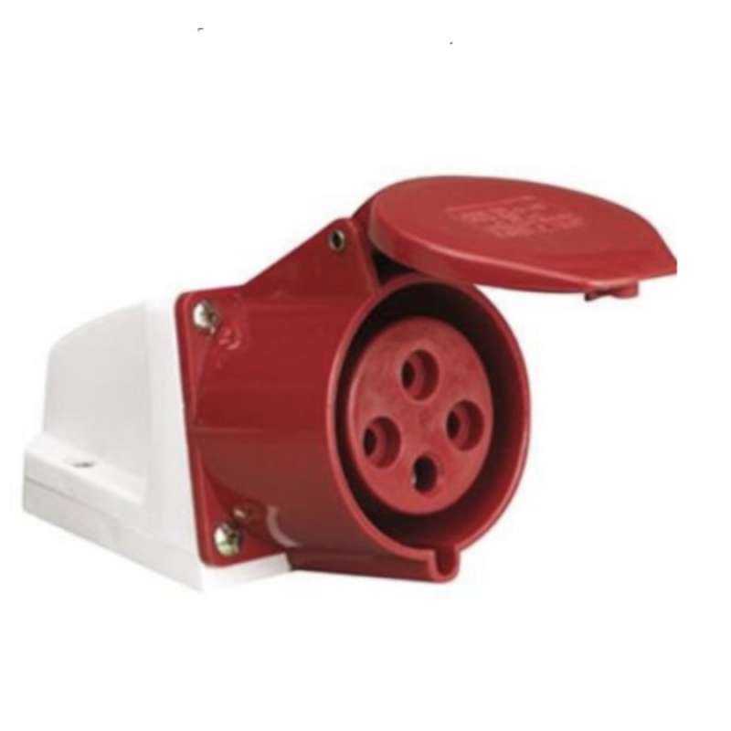 Promo Surface Mounting / Wall Socket 4 Pole 63a 4pin 63a Fort Diskon 23 ...