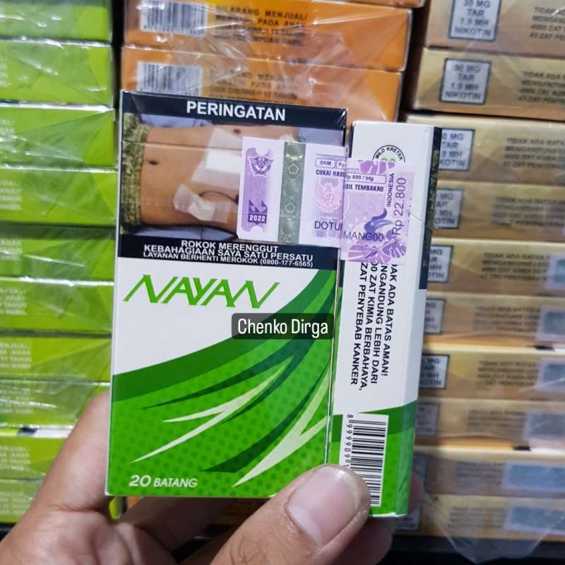 Jual Nayan Hijau - 20 Batang Rokok Filter - 1 Bungkus Slop Di Seller ...