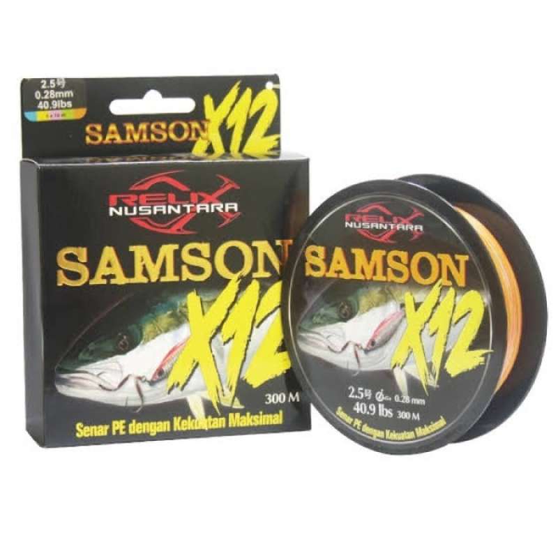 Jual SENAR PE SAMSON X12 300M 400M MULTICOLOUR RELIX NUSANTARA - 300M ...