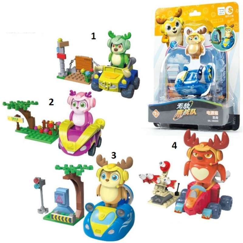 Jual Nickelodeon Jr Deer Squad Bobbi Lola Kai Rammy Rusa Minifigure ...