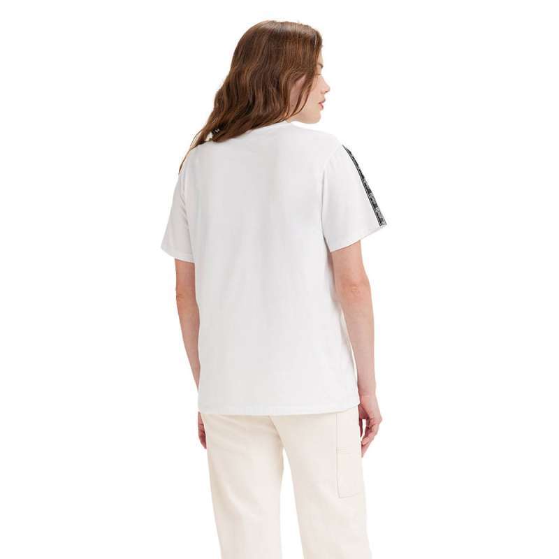 Jual Levi's® Graphic Jet Tee Silvertab Long Oval Bright White (a0345 ...