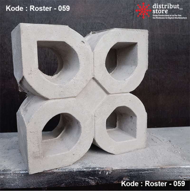 Jual Roster Beton / Loster Beton / Jalusi / Lubang Angin - Kode 059 Di ...