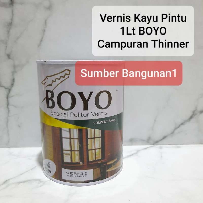Promo Vernis Kayu Bening Politur Clear Boyo Diskon 35% Di Seller Root ...