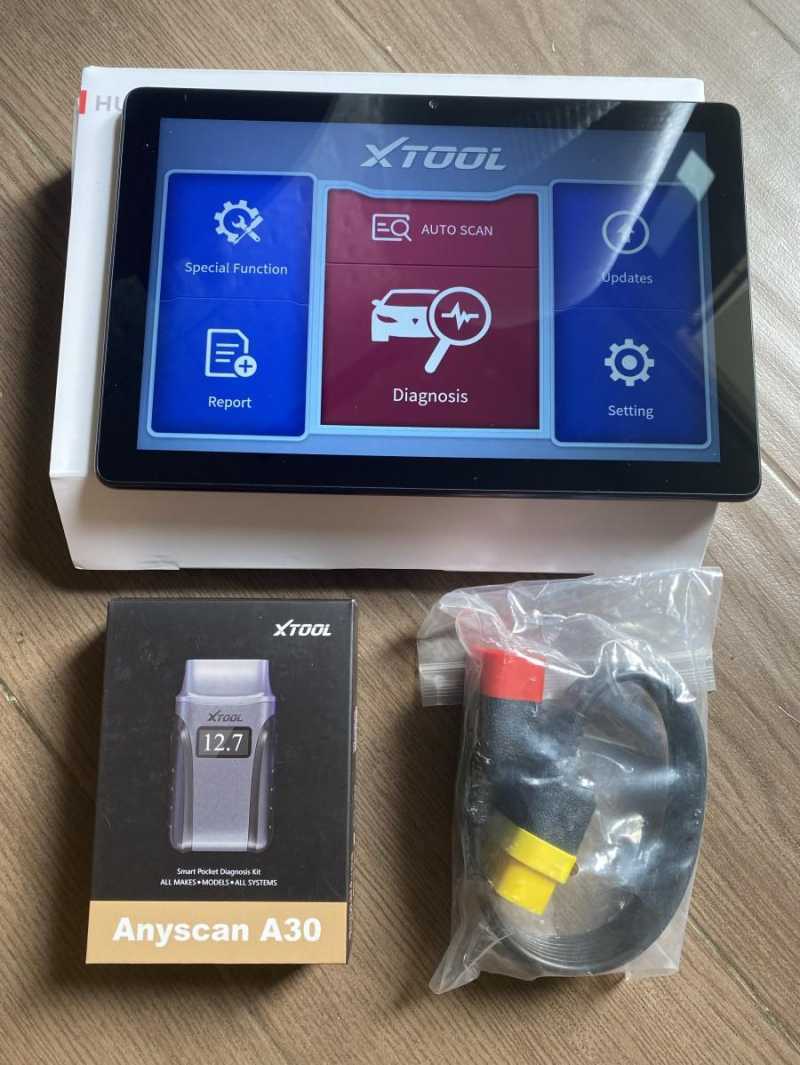 Jual Scanner Mobil Xtool A30 Dengan Tab 10 Inchi Dan Kabel Ekstensi ...