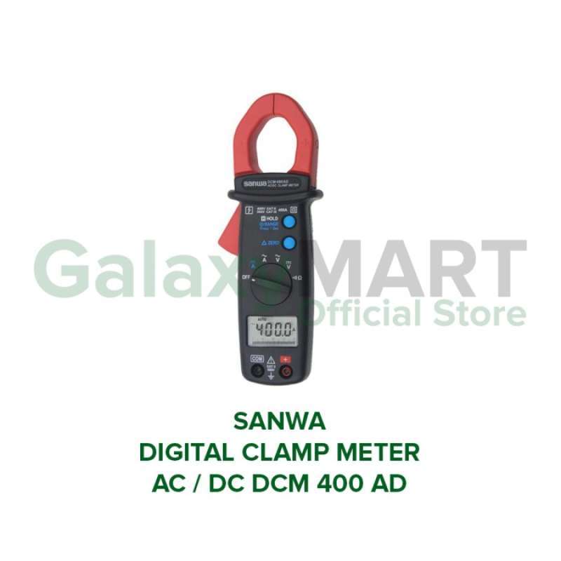 Promo SANWA Digital Clamp Meter / Tang Ampere AC / DC DCM400AD / DCM ...